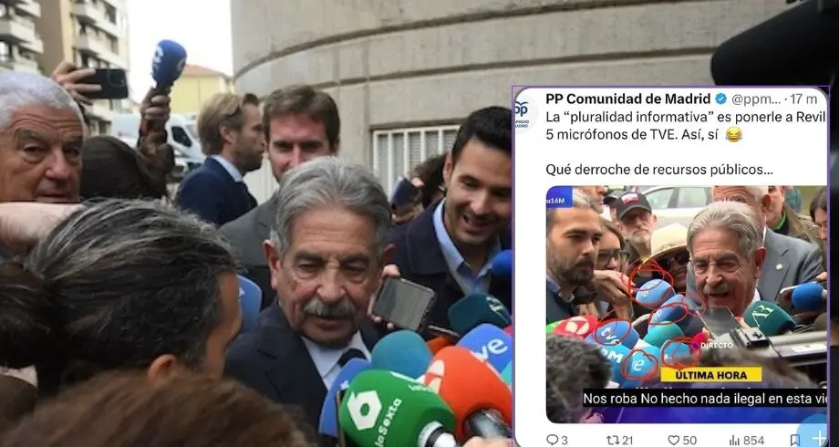 La TVE al rescate de Revilla en los juzgados: "5 micrófonos de la ...