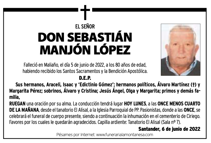 Don Sebastián Manjón López